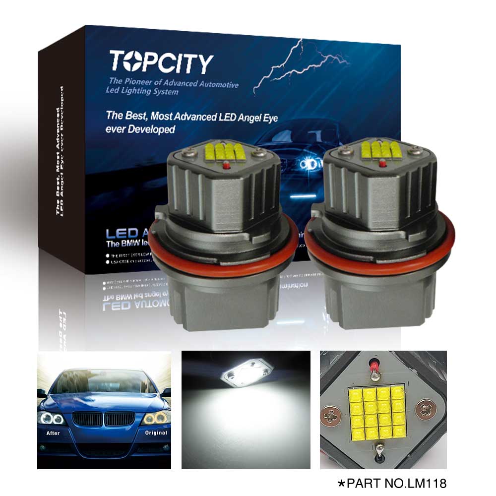 Topcity E39 80W LED Angel Eye | angel eyes e39 | bmw e39 led angel eyes ...