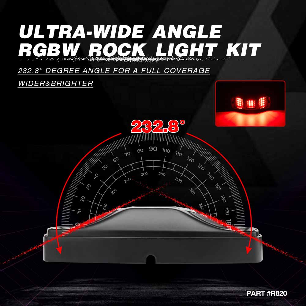 RGBW rocksy light | rgbw rock light kit | rgbw led rock light | rgbw ...