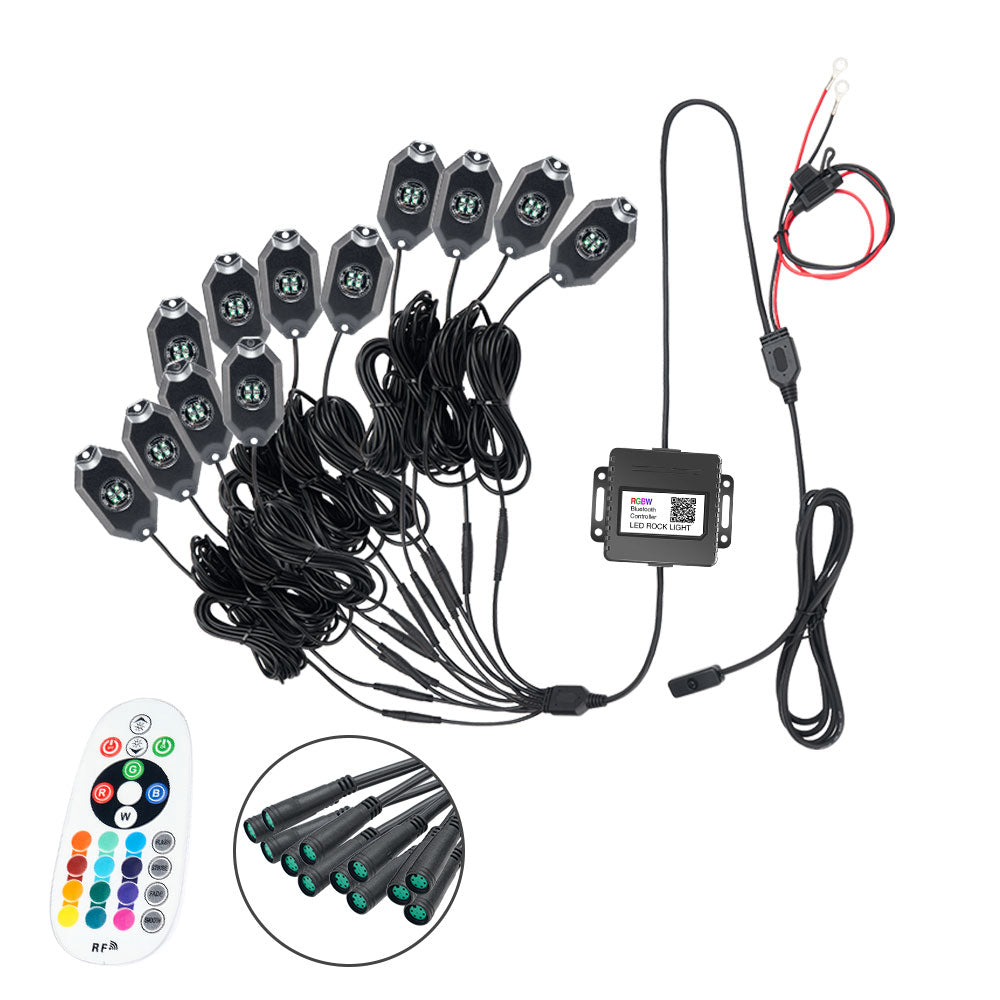 RGBW rocksy light | rgbw rock light kit | rgbw led rock light | rgbw ...